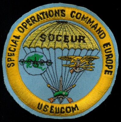 USAF Special Operations Command Europe USEUCOM SOCEUR Patch K-4 | eBay