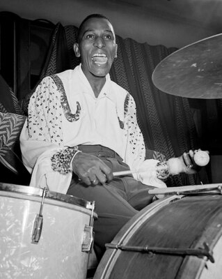 PORTRAIT OF JAZZ DRUMMER COZY COLE 11x14 GLOSSY PHOTO PRINT | eBay