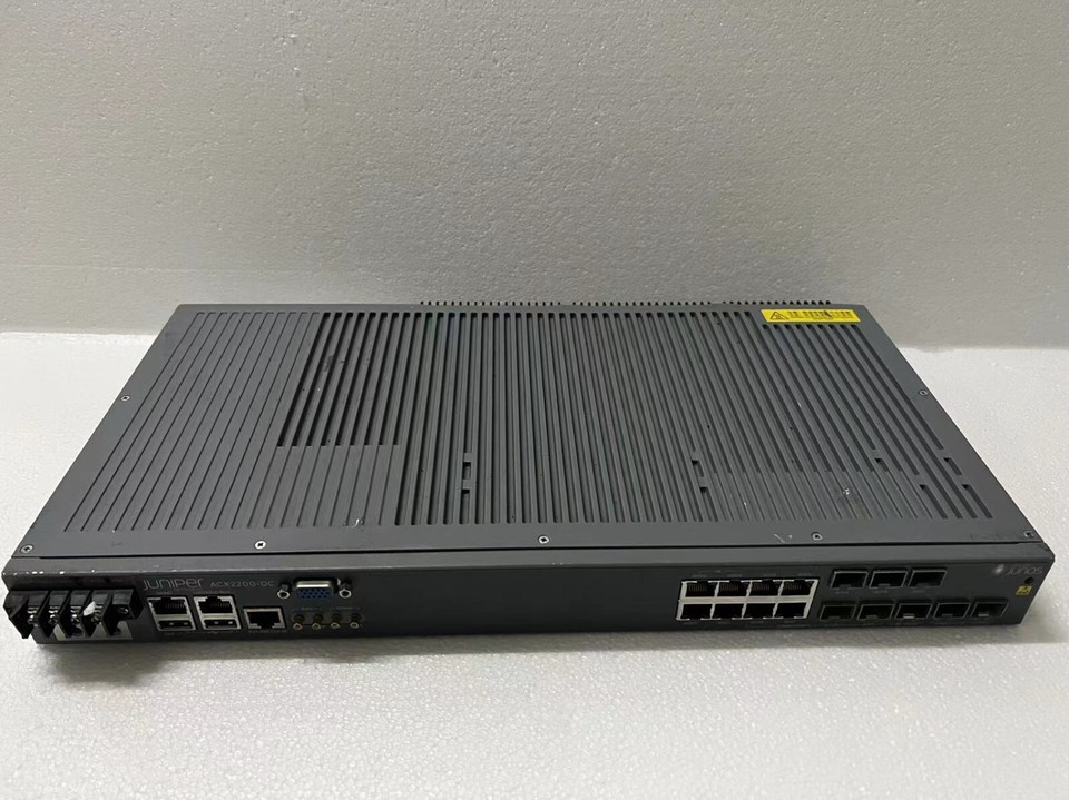 Juniper Networks ACX2200-DC 2x10GbE SFP+ 4xGbE Copper Router | eBay
