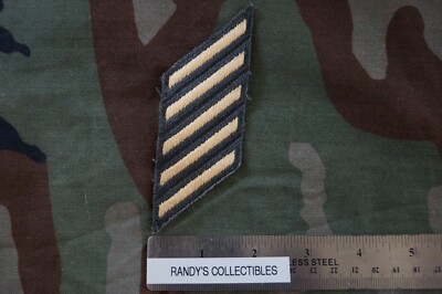 US Army Enlisted Male Service Stripes (5) 15 Years Sew on Dress Greens ...