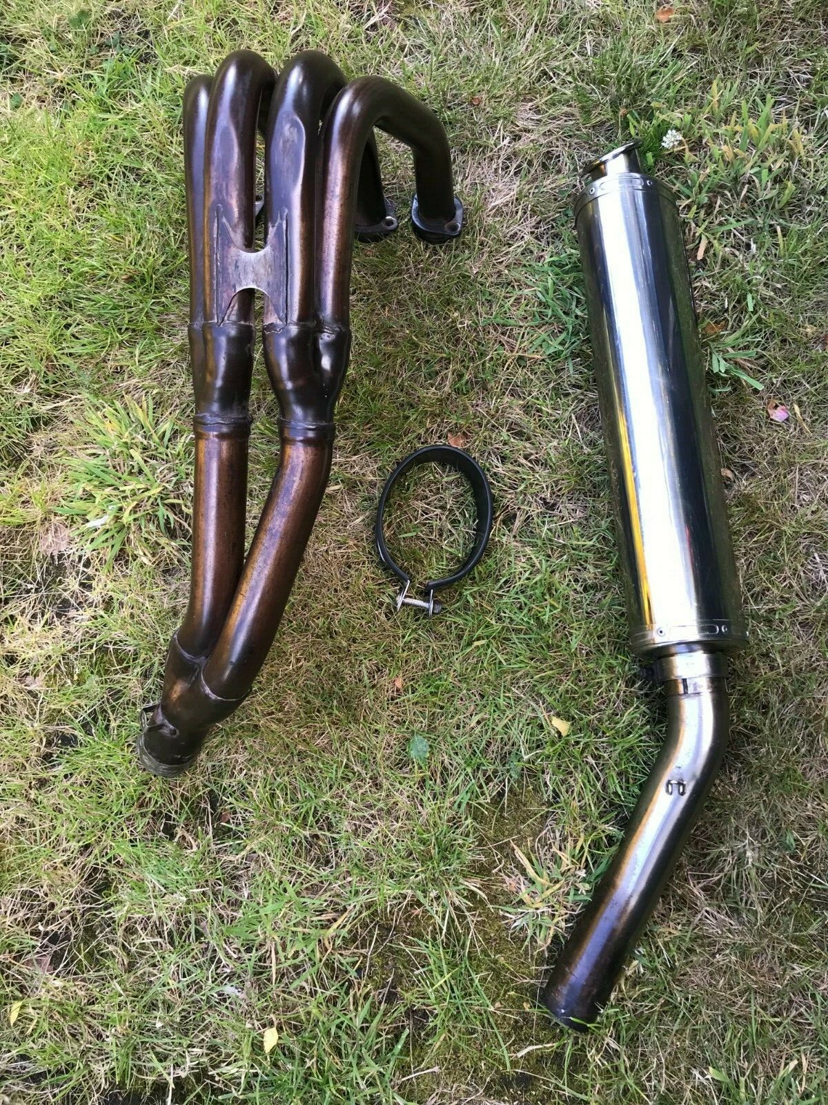 2002 Yamaha R6 Full Stainless Steel Exhaust Headers Manifold Scorpion ...