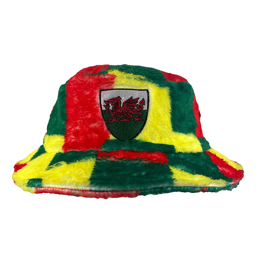 Welsh Bucket Hat Wales Football Hats Euro World Cup Rugby Adults Kids ...