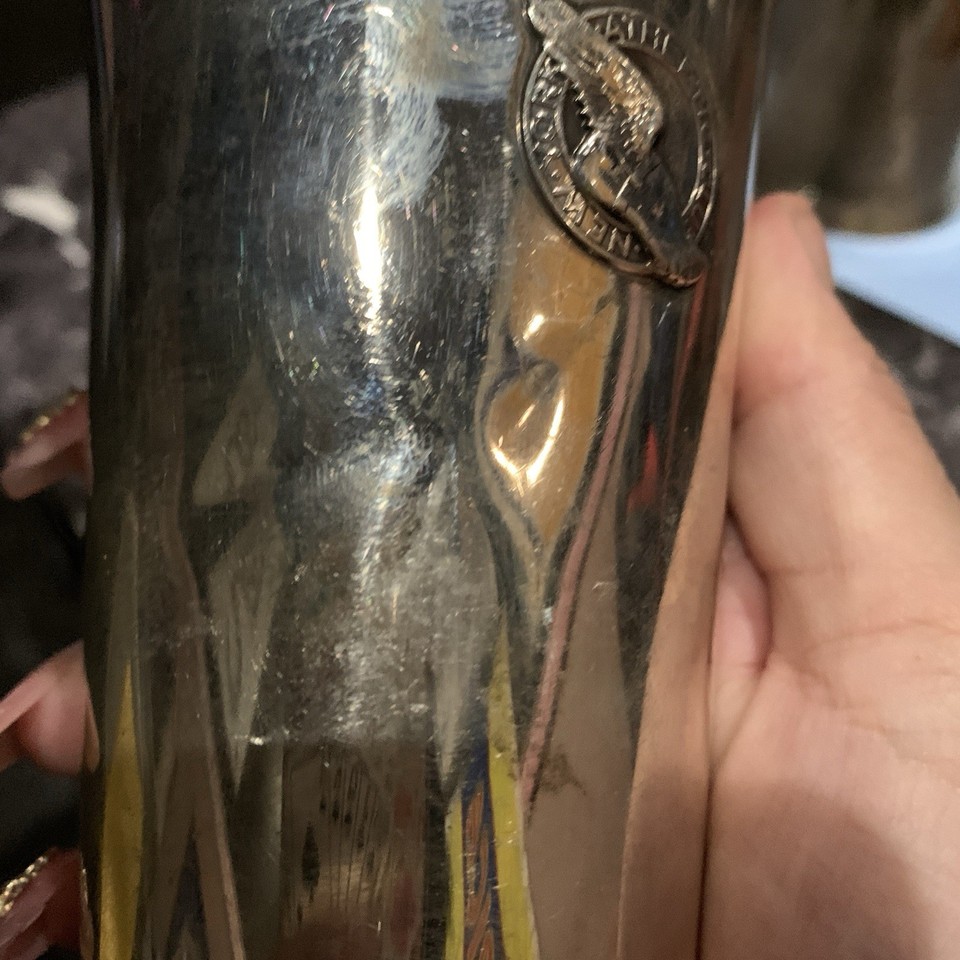 Tiffany &co . Beaker Athletic Club Logo Sterling Silver Mono Cups | eBay