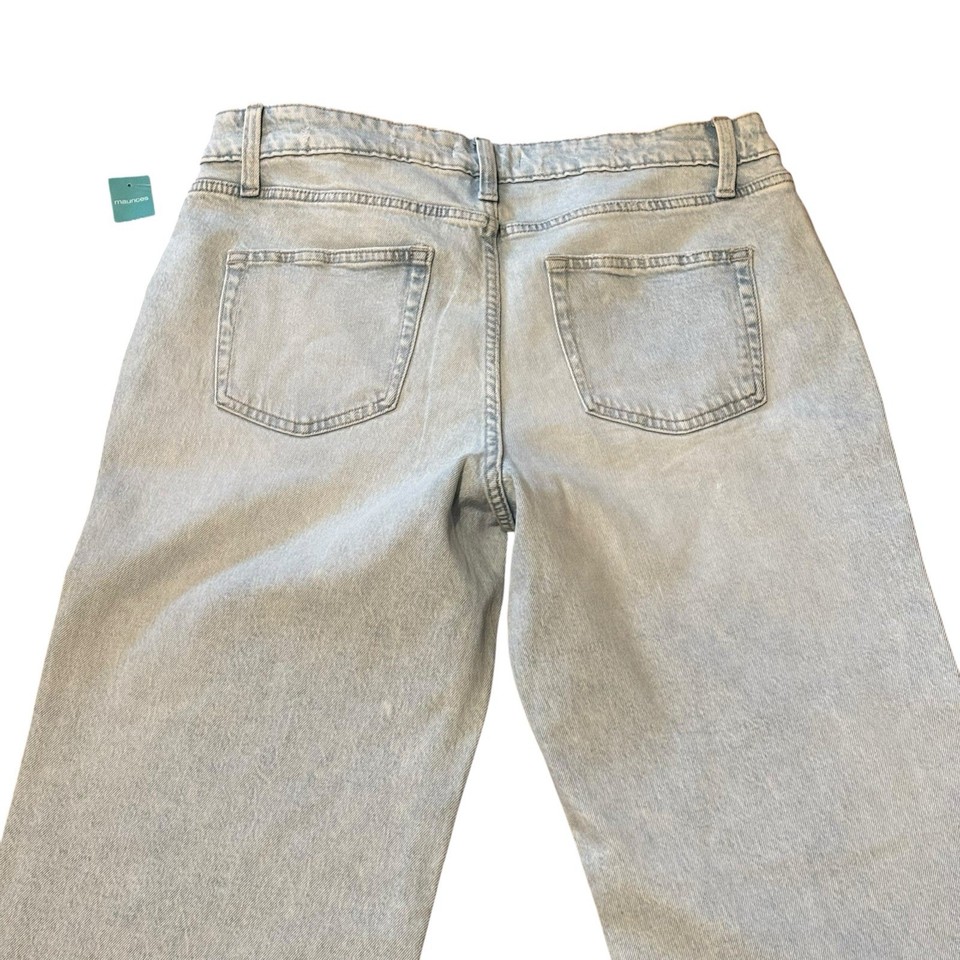 Maurices Edgely Women's 14 Relaxed Straight High Rise Sparke Jeans ...