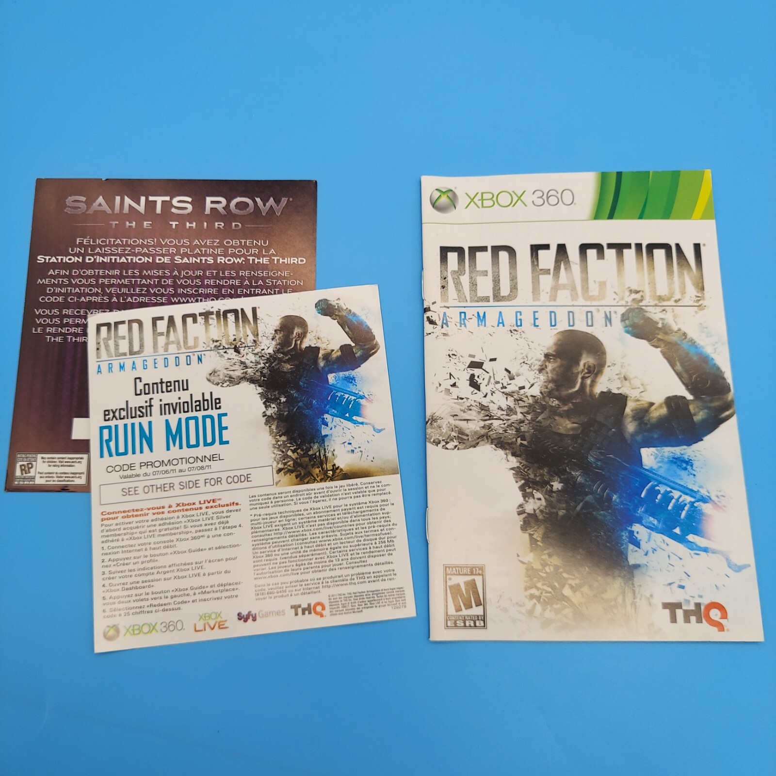 Red Faction: Armageddon (Microsoft Xbox 360, 2011) CIB tested ...