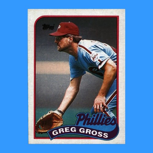 1989 Topps Baseball #438 - Greg Gross [Base] Philadelphia Phillies VG ...