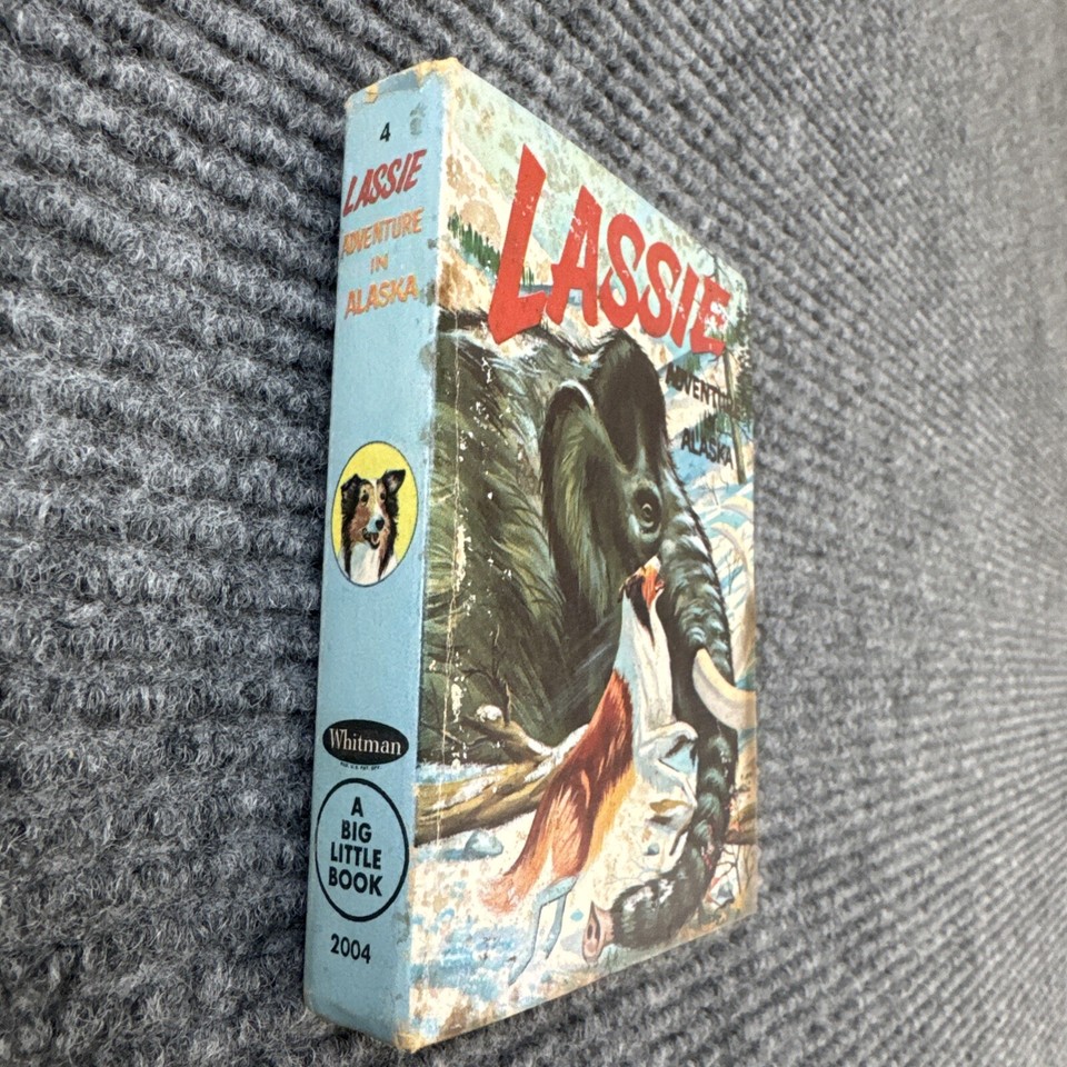 Vintage 1967 Whitman A Big Little Book #4 Lassie Adventure in Alaska 5 ...