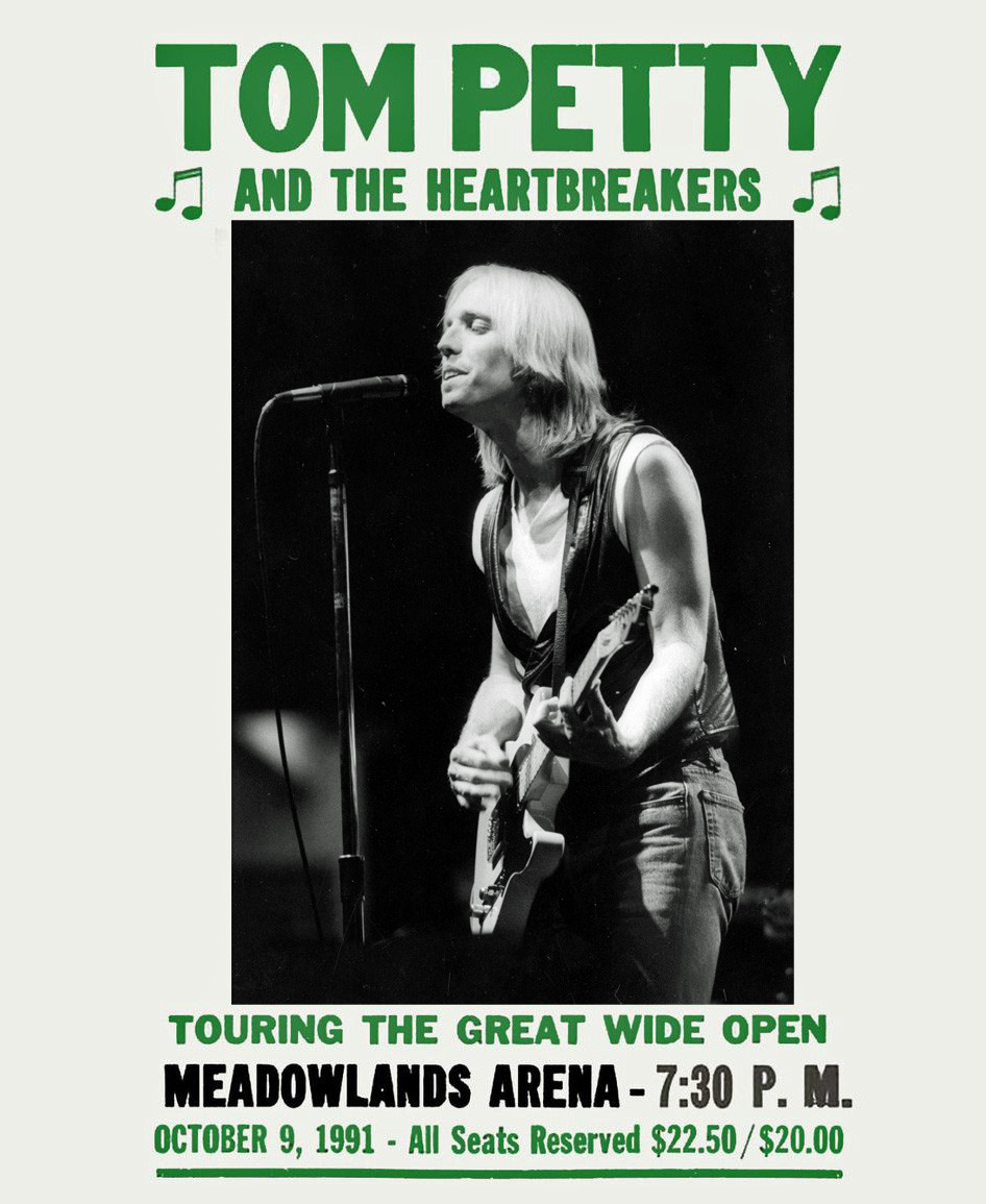 Tom Petty Concert Poster - 8x10 Color Photo | eBay