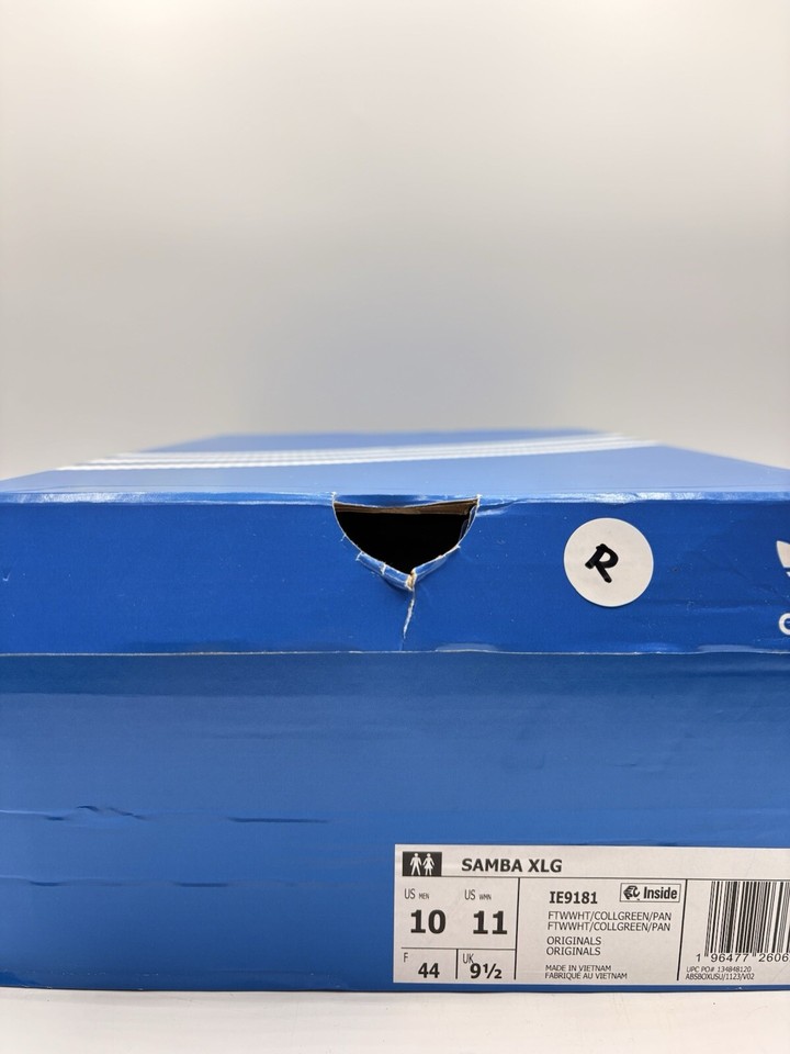 Adidas Men's Samba XLG Sizes 5-13 White Collegiate Green Gum |IE9181 ...