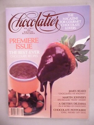 Chocolatier Magazine #1 - 1984 ~~ first issue in nice shape | eBay