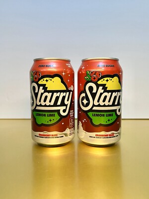 〽️New Limited Edition Starry Lemon Lime Zero Sugar Cranberry Blizz Soda ...