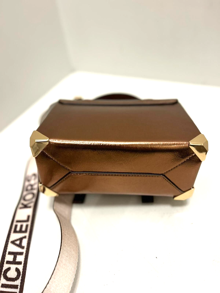 Michael Kors Manhattan Medium Satchel Crossbody Bag Shoulder Handbag ...