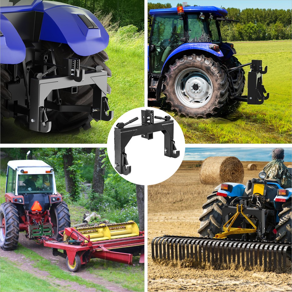 3 Point Quick Hitch Adapter Attach For Category 1 Category 1 Tractor ...