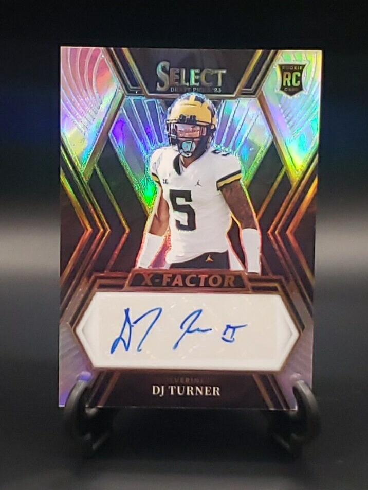 2023 Panini Select Draft Picks X-Factor Signatures DJ Turner #XS-DJT RC ...