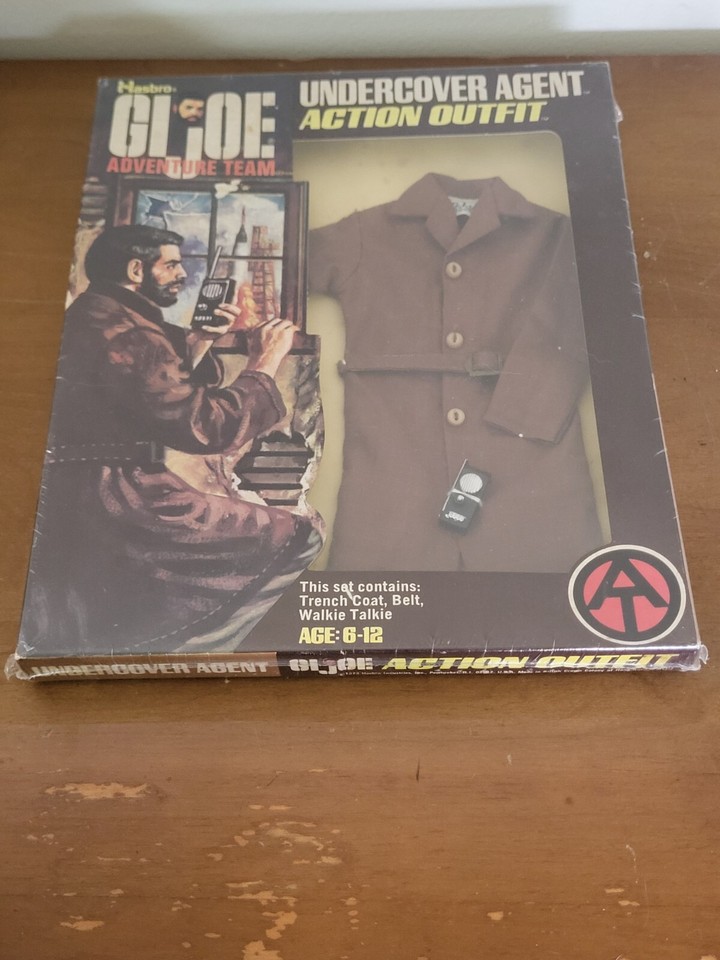 VINTAGE GI JOE 1964 ADVENTURER TEAM UNDERCOVER AGENT ON CARD EXCELLENT ...