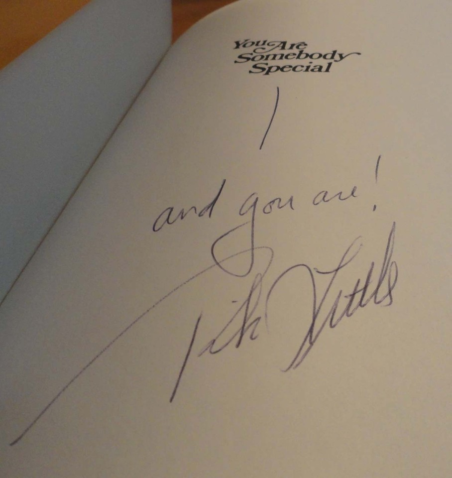 You Are Somebody Special by Charlie Shedd HCDJ Book 1978 Signed by Rick ...
