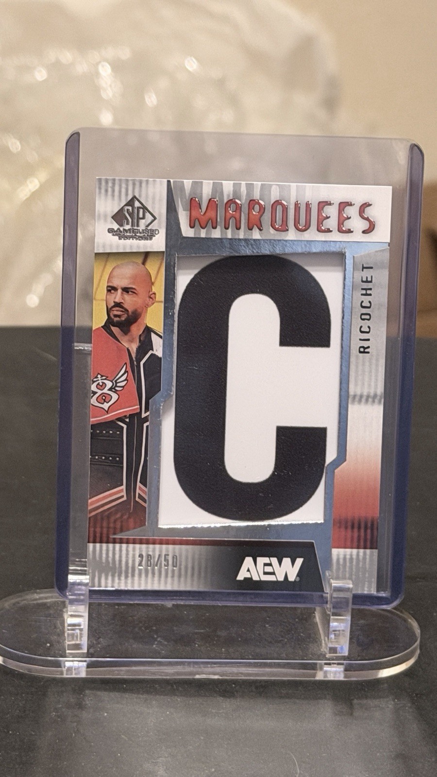 2025 AEW SP Game Used Ricochet Marquees "C" Patch Relic /50 | eBay