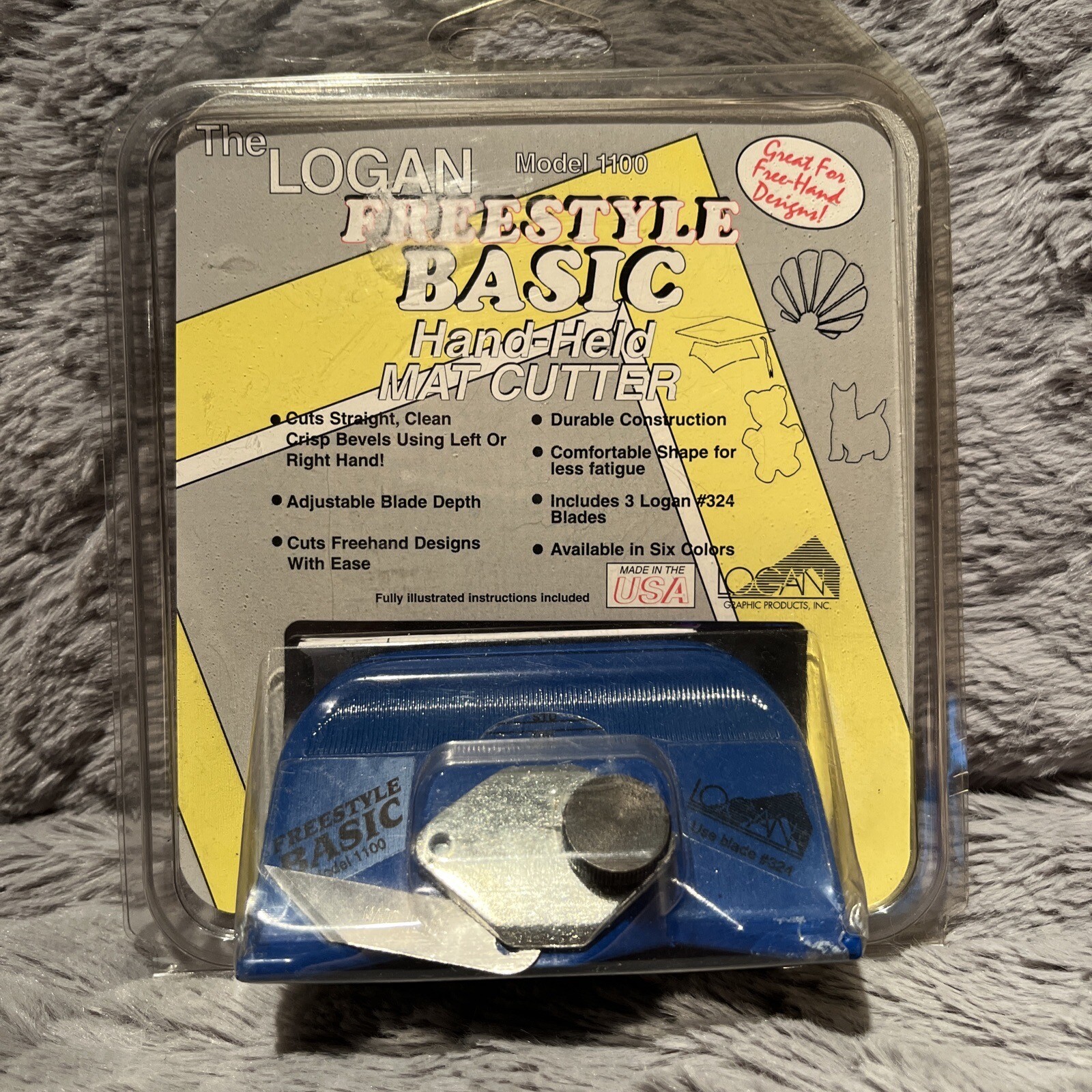 MAT CUTTER Logan Freestyle Basic Hand-Held Mat Cutter HANDS DESIGNS for ...