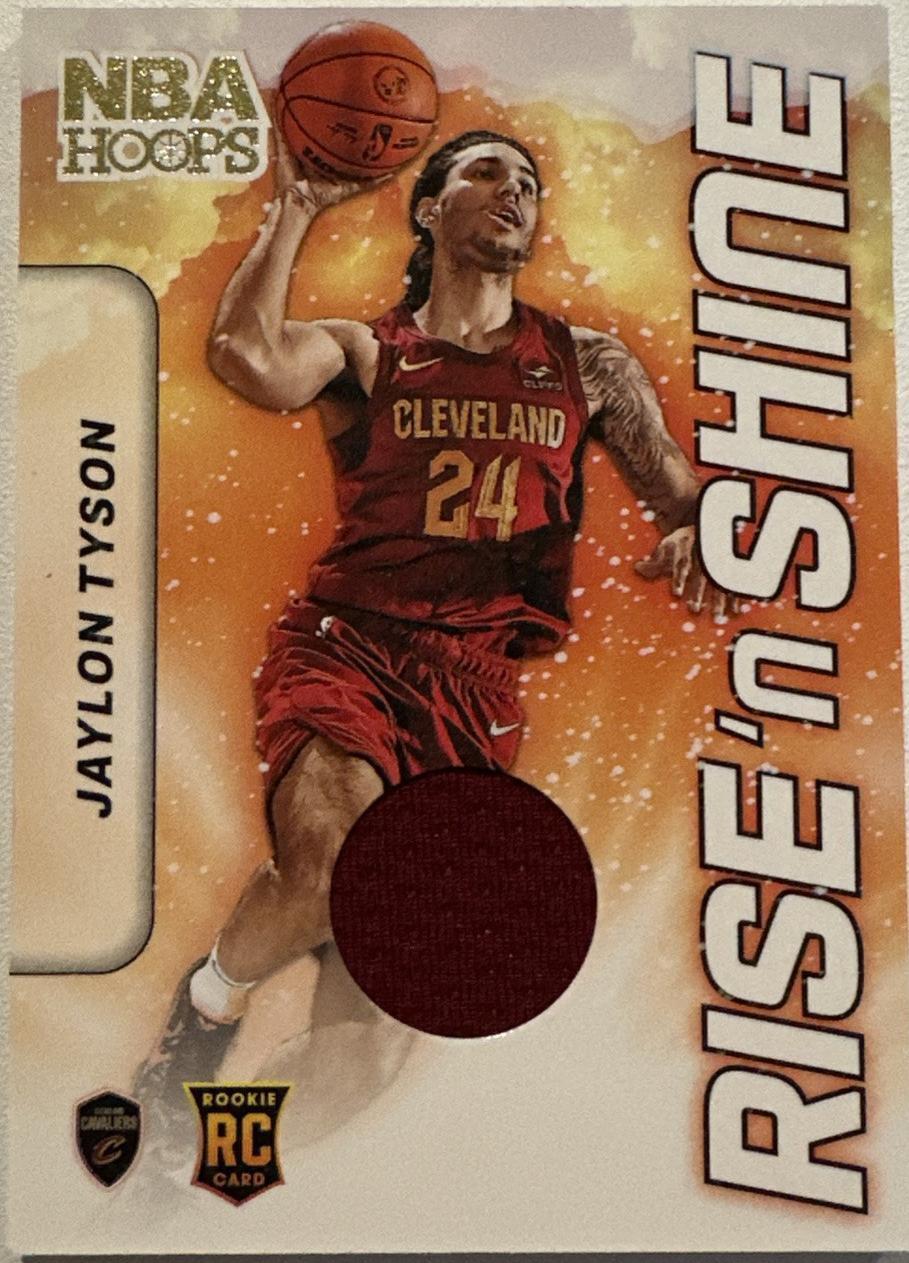 2024-25 Panini Nba Hoops - Rise N Shine Memorabilia Jaylon Tyson #RSM-JTC Winter (MEM, RC) for ...