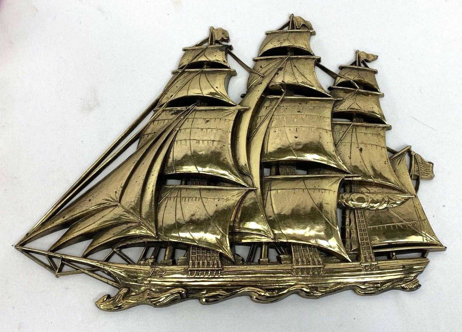 Homco Tall Sailing Ship Wall Mount | eBay