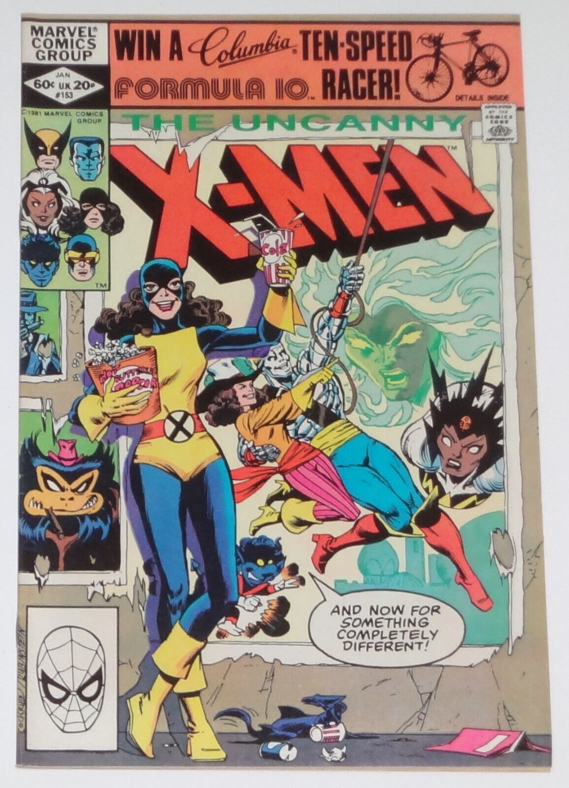 1982 MARVEL COMICS THE UNCANNY X-MEN #153 VF ISSUE KITTY PRYDE CHRIS ...