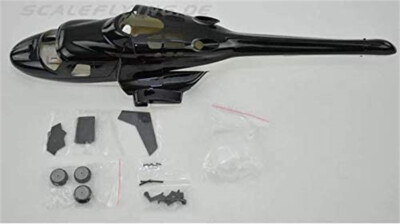 Airwolf 250 Size RC Helicopter Pre-Painted Fuselage for Align T-REX250 ...
