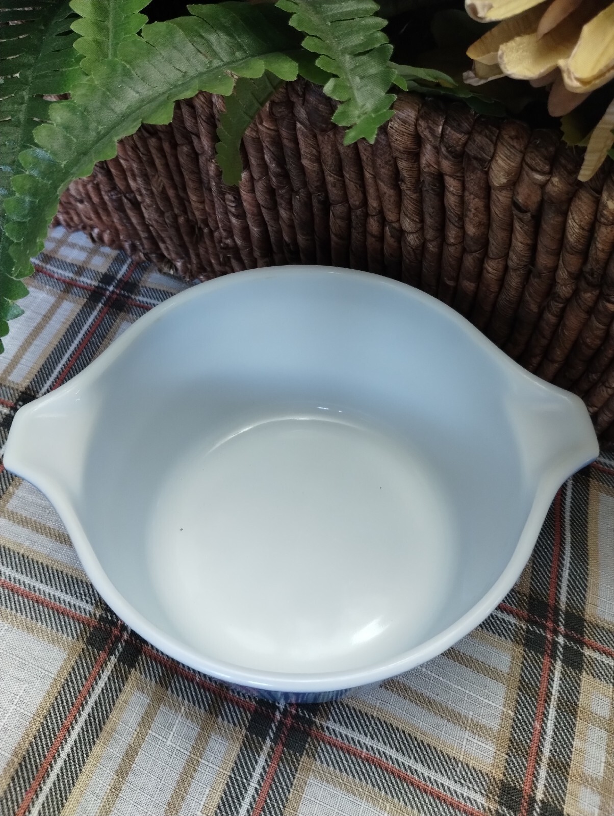 Pyrex Barcode Blue Stripe 473 NO Lid Signs Of Wear Constitant With Age ...