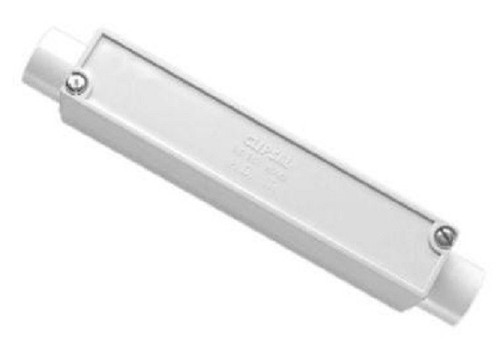 Clipsal PVC OBLONG DRAW IN JUNCTION BOX 2-Way Through, Grey- 20mm Or ...