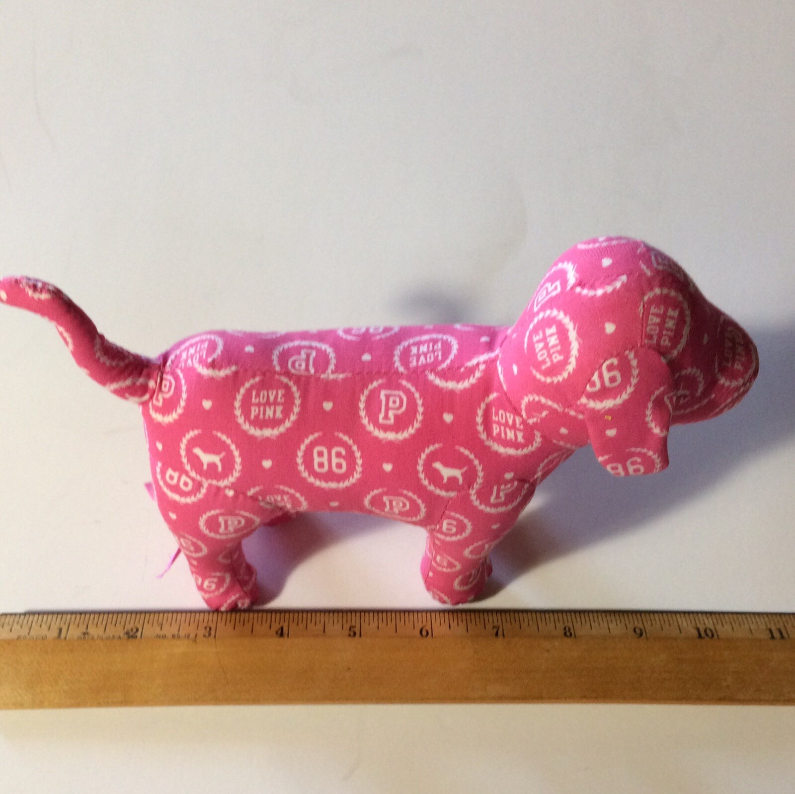 Victoria’s Secret LOVE PINK Plush Stuffed Puppy Dog Pink 86 Standing ...