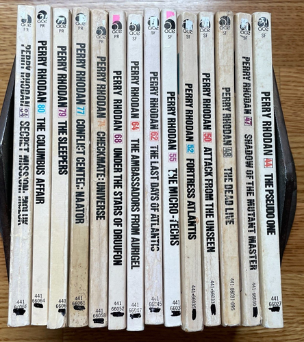 14X PERRY RHODAN Ace Science Fiction Volumes 44 - 84 1st Printings Book ...