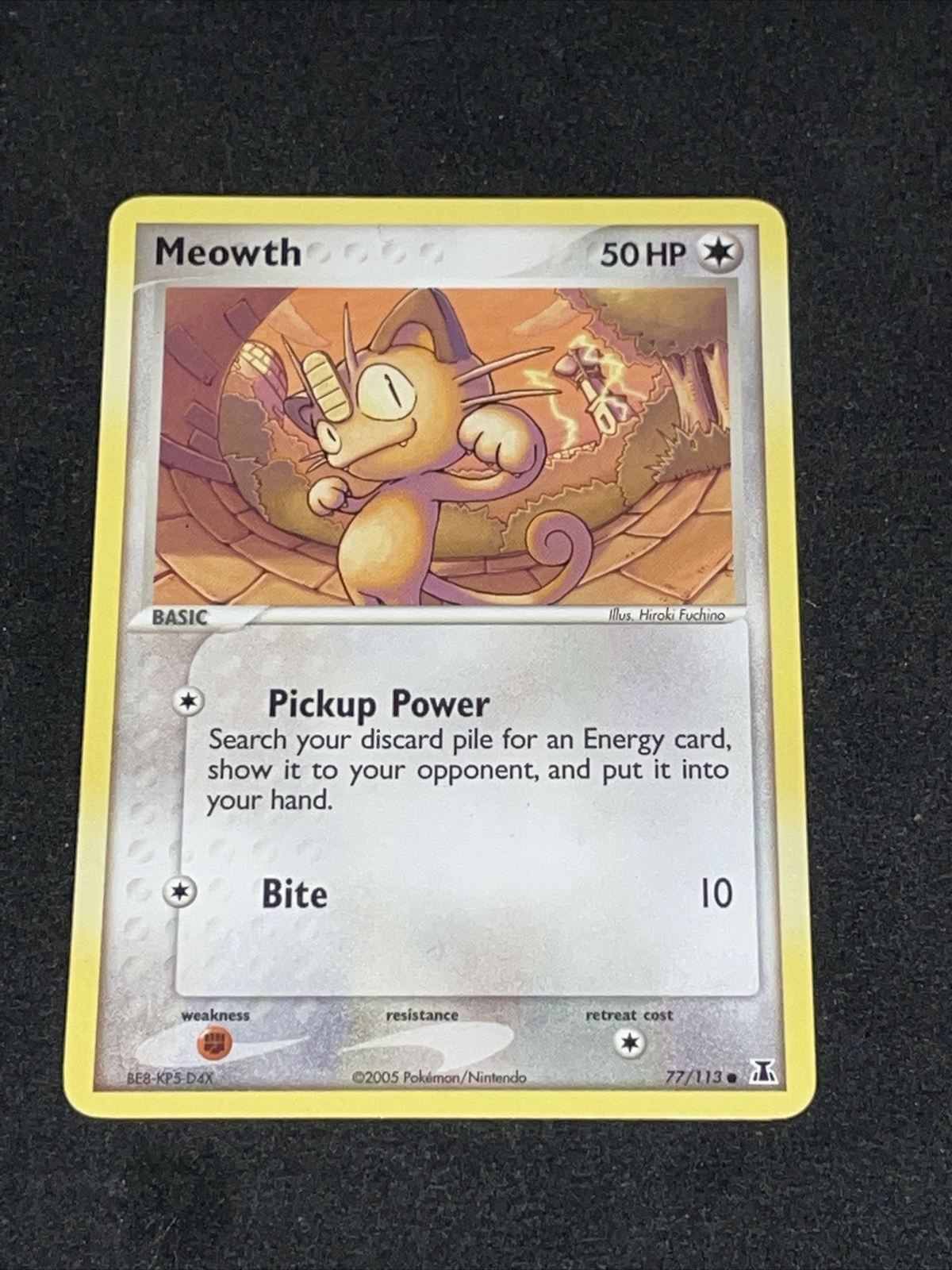 Meowth 77/113 EX Delta Species Pokemon Card | eBay