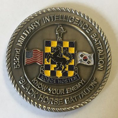 ARMY 532nd Military Intelligence Bn Black Horse Bn INSCOM ROK South ...