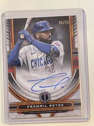 2023 TOPPS TRIBUTE *FRANMIL REYES "AUTOGRAPH" #D/25 | eBay