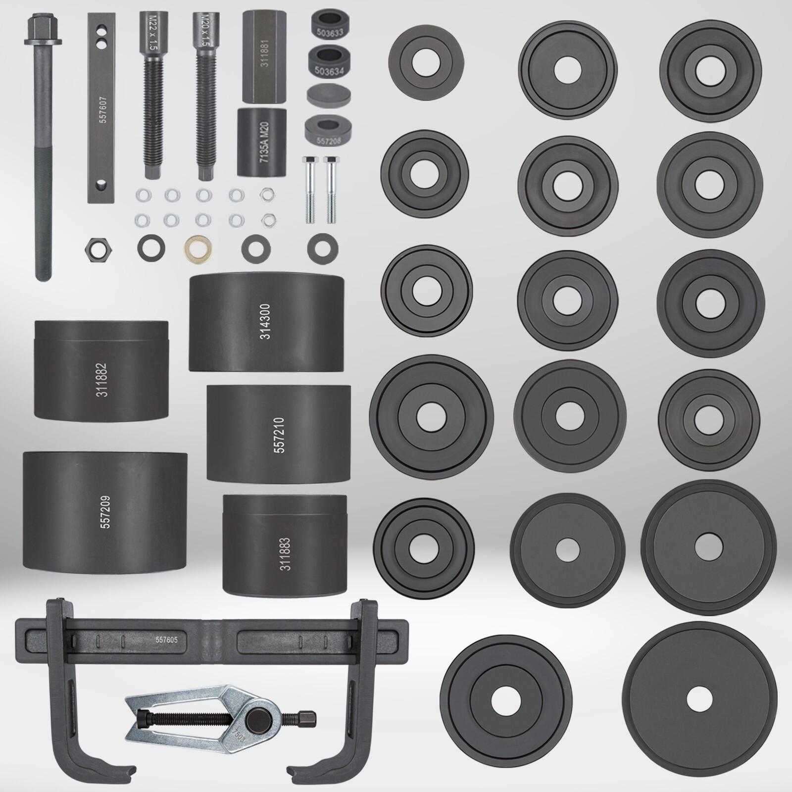 For OTC 6575 Hub Grappler Kit Front Rear Wheel Hub and Bearing Removal ...