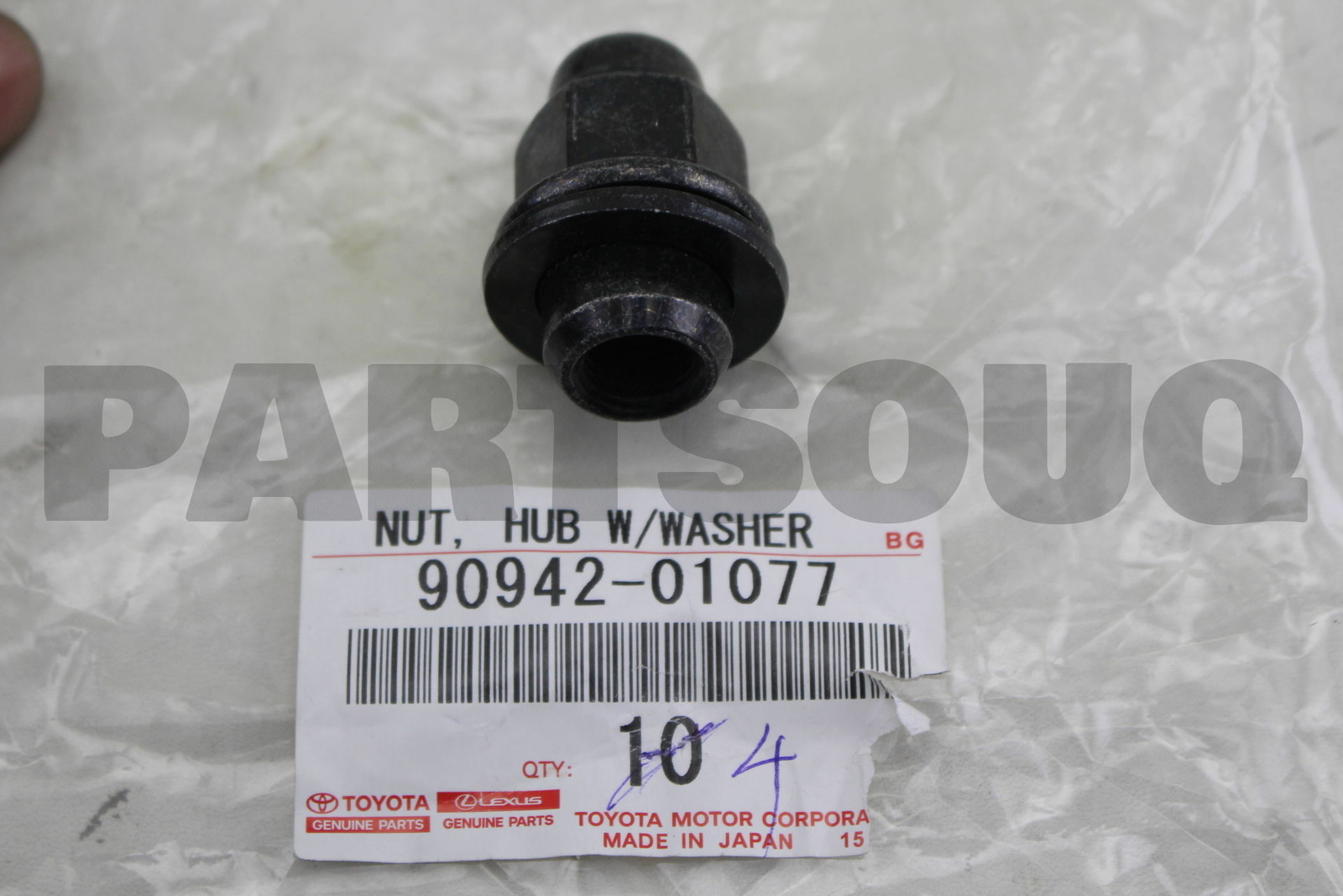 9094201077 Genuine Toyota NUT, HUB (FOR AXLE) 90942-01077 | eBay