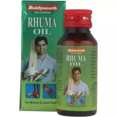 Baidyanath Rhuma Oil (100ml) Ayurvedic Tail Oil for Joints & Muscle ...