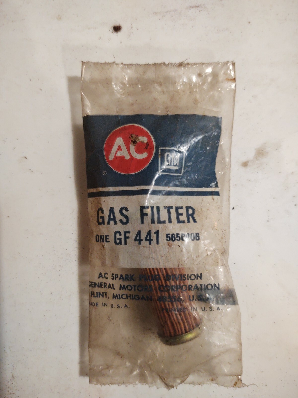 4 NOS AC Gf-441 Gas Filters 1968-1975 Buick Chevrolet Cadillac Olds ...