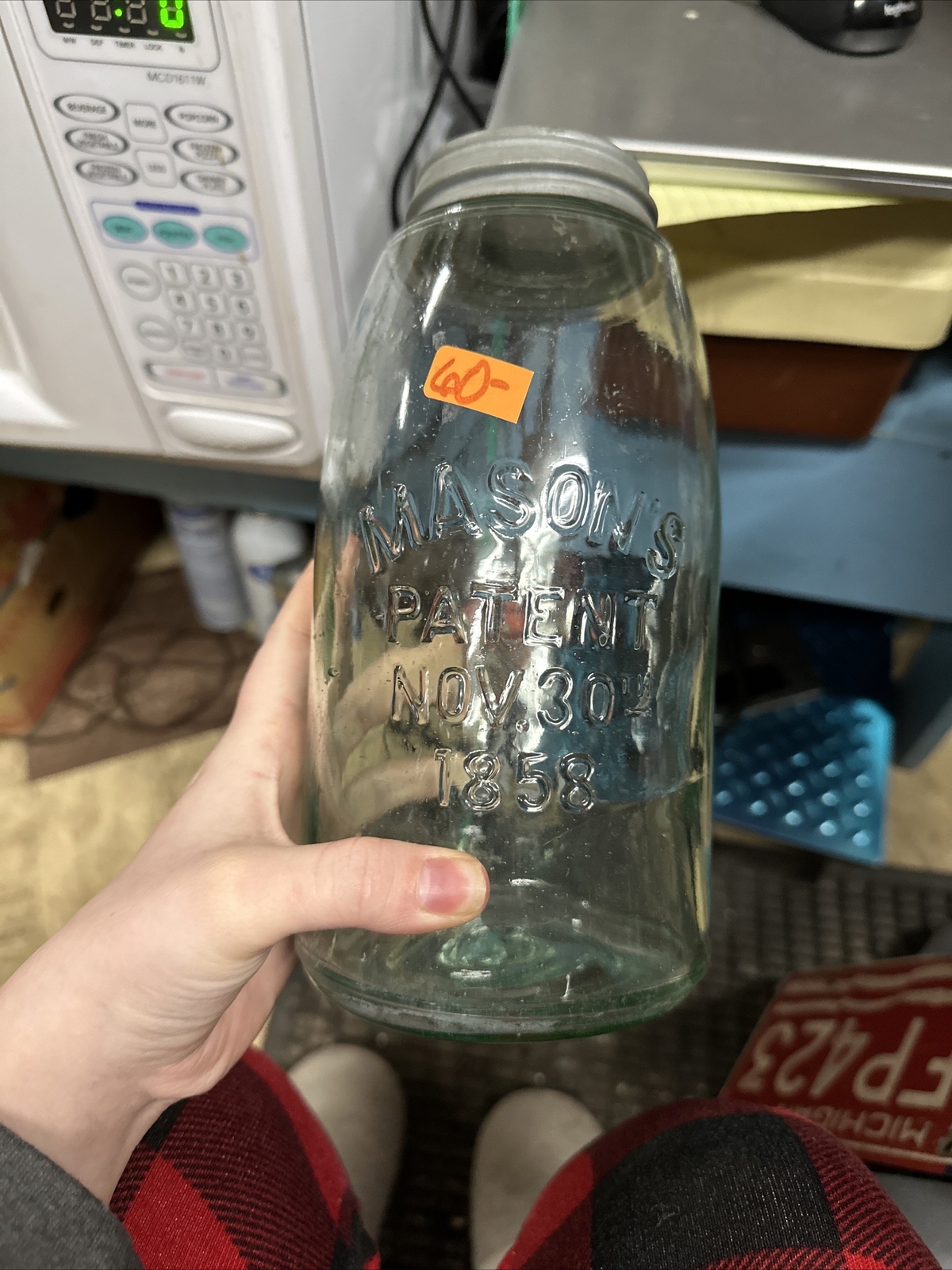 Antique Mason Patent Jar Nov 30th 1858 Hg Antique Jars | eBay