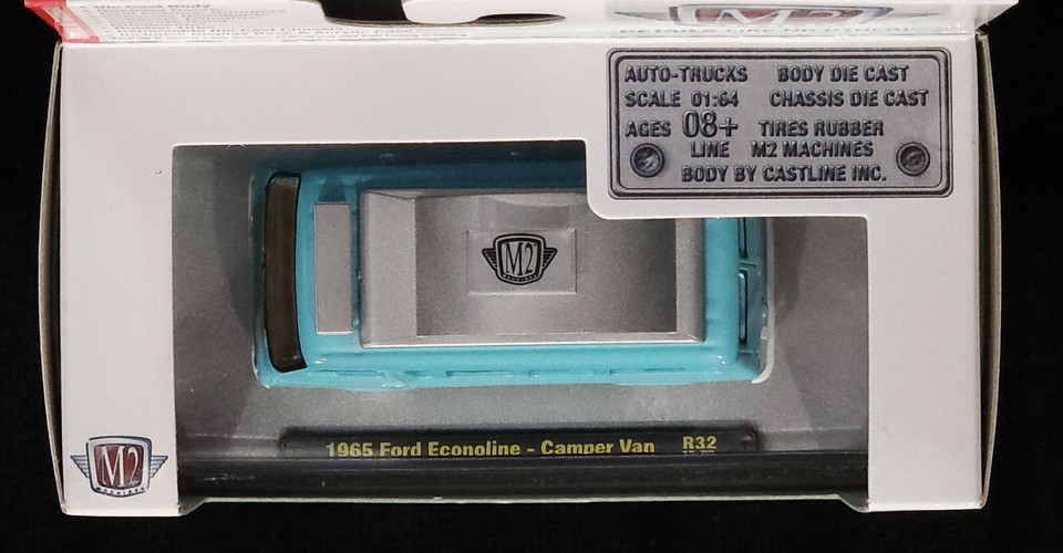 M2 Machines 65 1965 Ford Econoline Camper Van Auto-Trucks R32 15-02 ...