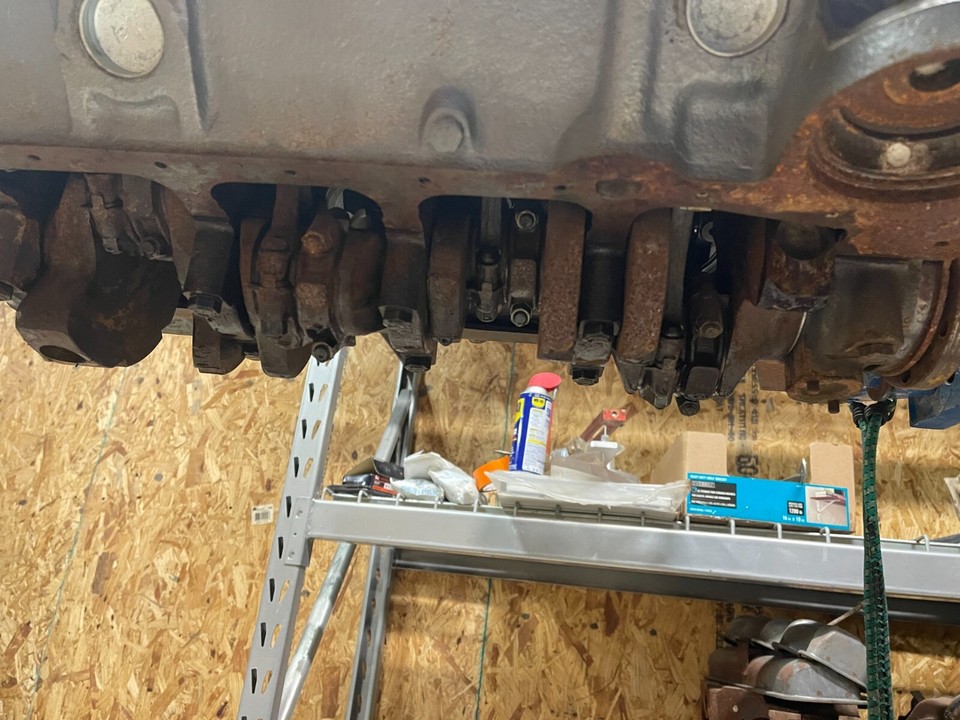 1956 56 Chevrolet 265 V8 Engine Block 3720991 Corvette Rebuilt Long ...