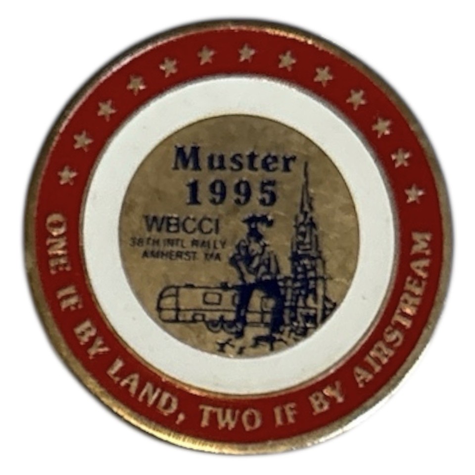Vintage Lot (2) Airstream Muster Amherst MA 1995 WBCCI Rally RV Club ...