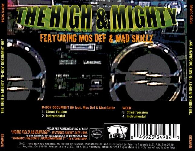 The High & Mighty Featuring Mos Def & Mad Skillz - B-Boy Document 99 ...