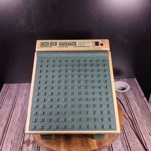 Medi-Rub 2000 Plus Vibrating Foot Massager Model MR-3F Massage Machine ...