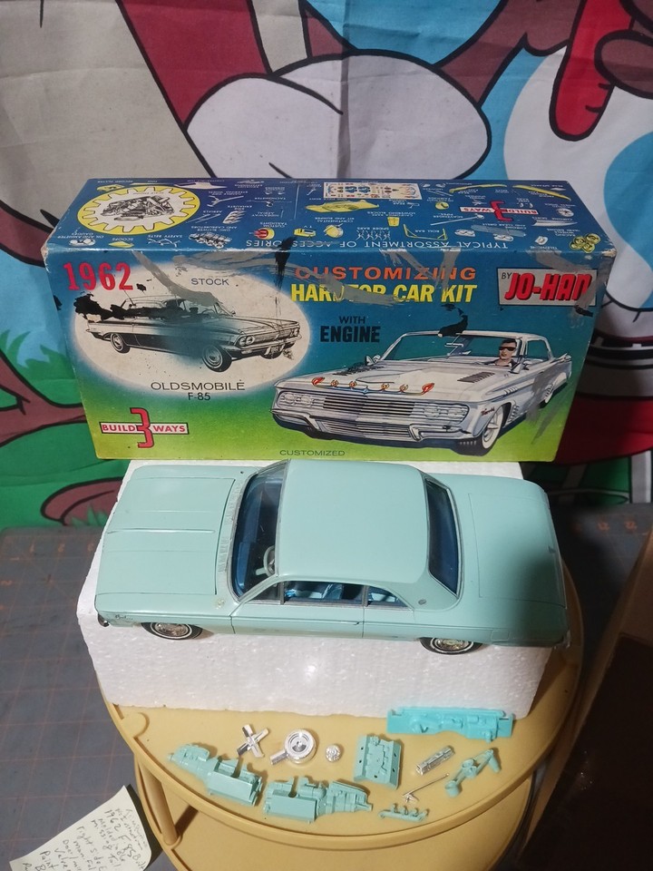 Johan ! 1962 Olds F- 85 ,2 Door coupe Molded In Blue ! Built-up ! | eBay