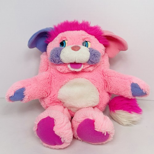 Vintage 1986 PARTY Popple 15” Plush Pink Purple Magenta Transforms into ...
