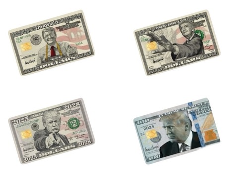 Lot x4 Types - President Donald Trump Skin Credit Debit Card Sticker ...