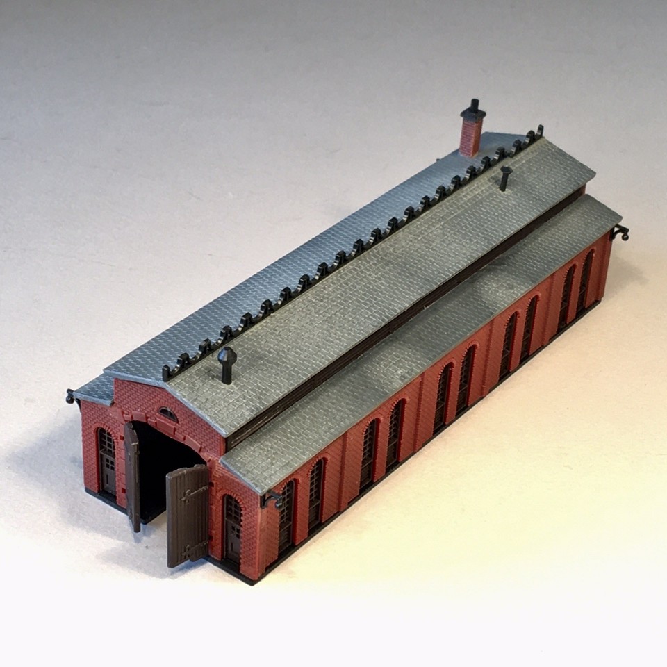 Z Scale Building -Marklin 8981 - Old Time Brick Engine House - Single ...