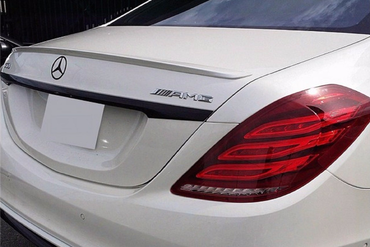 2014+ Mercedes W222 S500 S550 S600 Trunk Deck Lip Spoiler OE Type Sedan ...