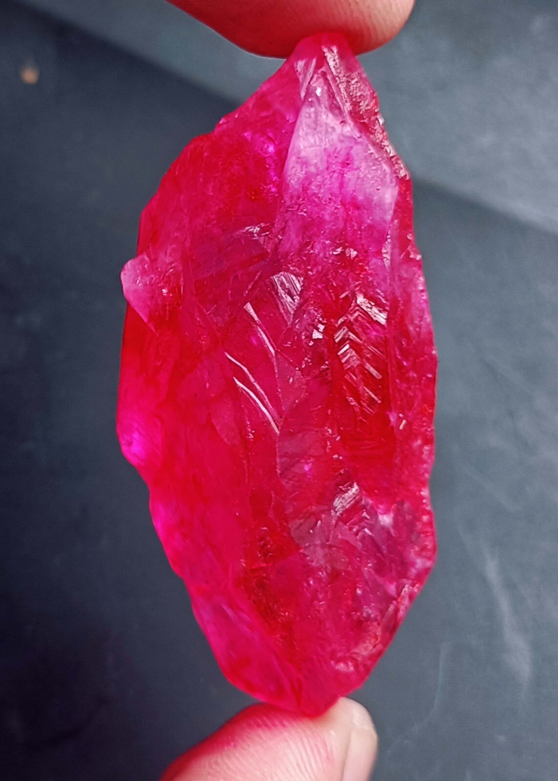 Dyed 130-160Ct Red Ruby Africa Rough EGL Certified Loose Gemstone SPC2 ...