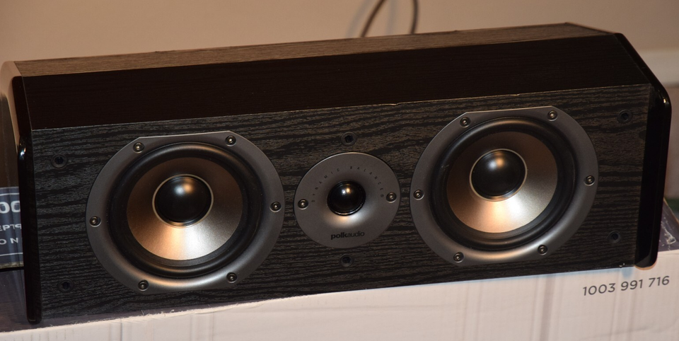 POLK AUDIO CS10 CENTER CHANNEL SPEAKER 20" wide | eBay